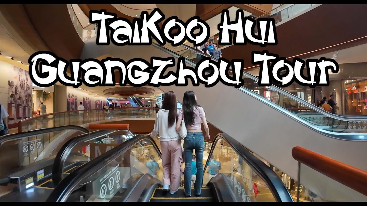 Guangzhou China mall walk tour at TaiKoo Hui. Affluent, Beautiful Girls ...