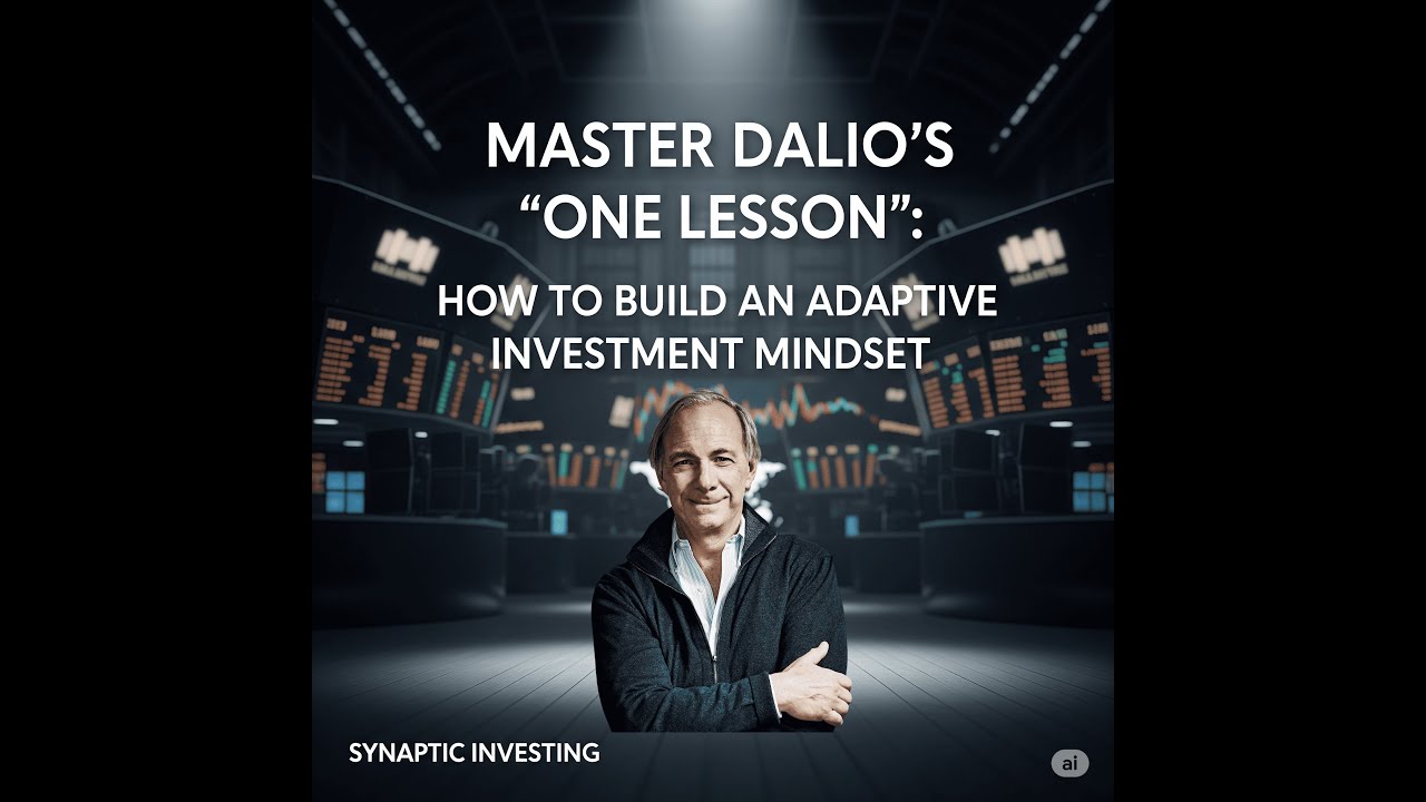 Master Dalio's "One Lesson": How to Build an Adaptive Investment Mindset - YouTube