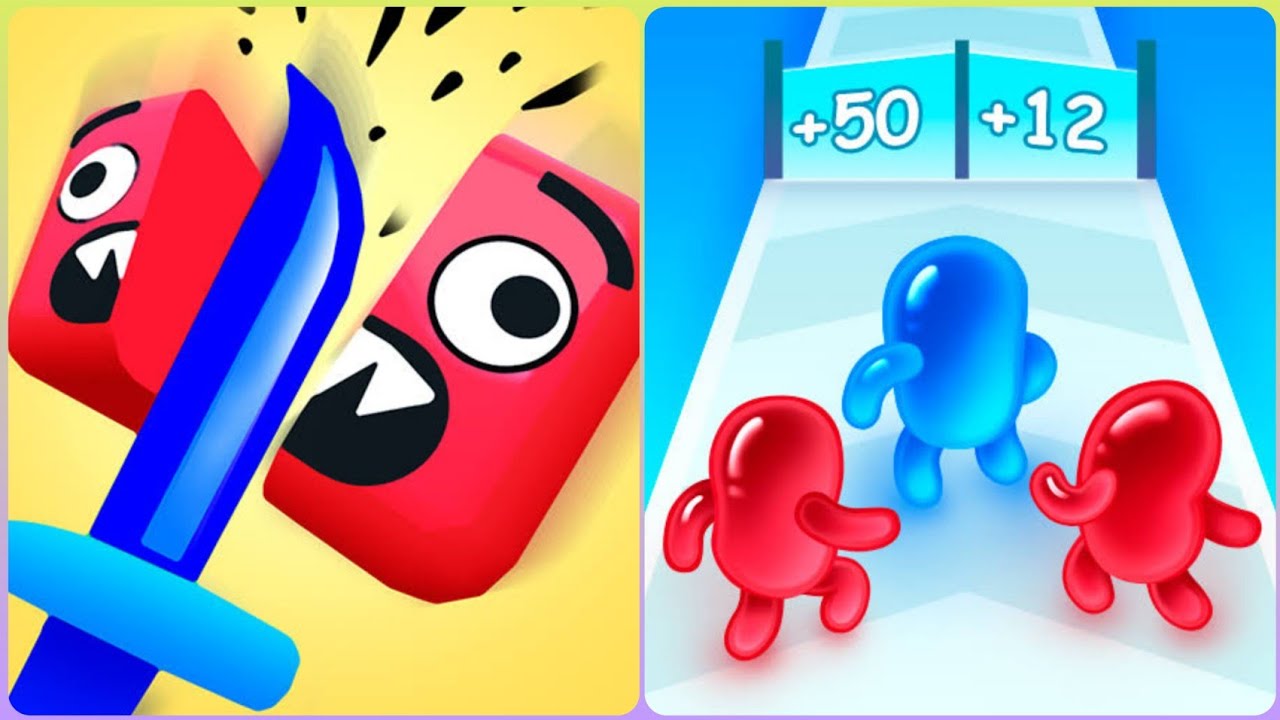 Join Blob Clash 3D Vs Sword Cut Run 3D 🟣🍒🟣Max Levels New Update ...
