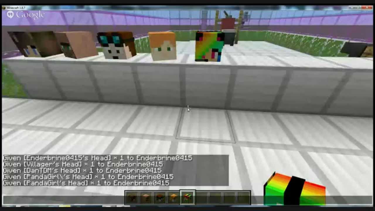 Minecraft: How to get custom Skulls - YouTube