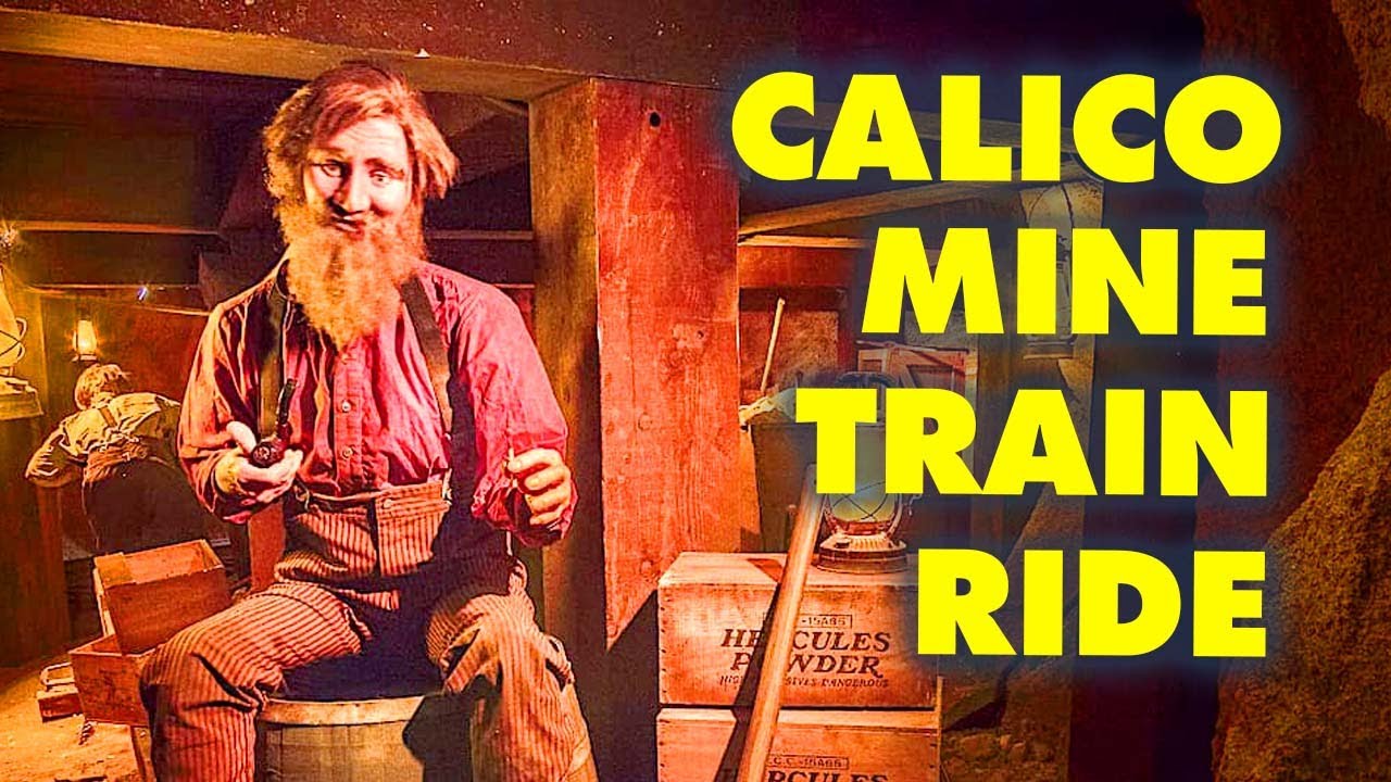 Calico Mine Train Ride at Knotts Berry Farm - YouTube