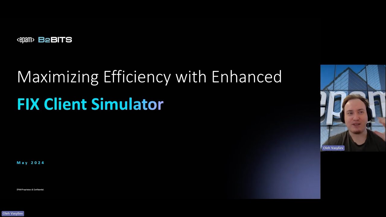 (Webinar) Maximizing Efficiency with Enhanced FIX Client Simulator - YouTube