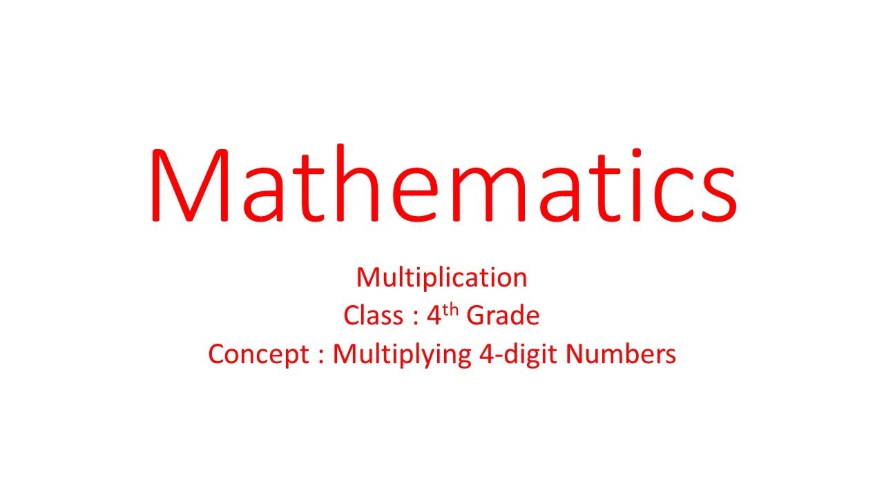 how To Multiply 4 digit Numbers Multiplication YouTube how-to-multiply-4-digit-numbers-multiplication-youtube
