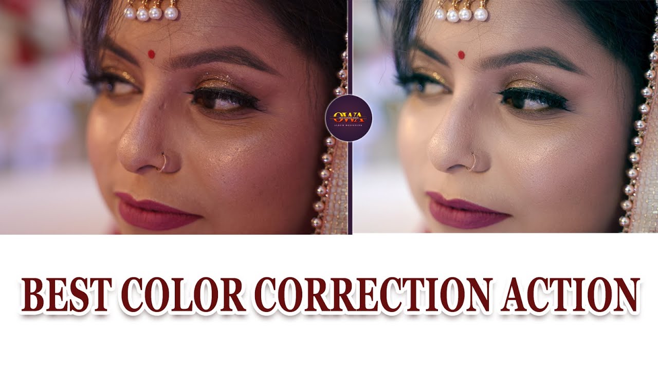 Best color correction Photoshop Action - YouTube
