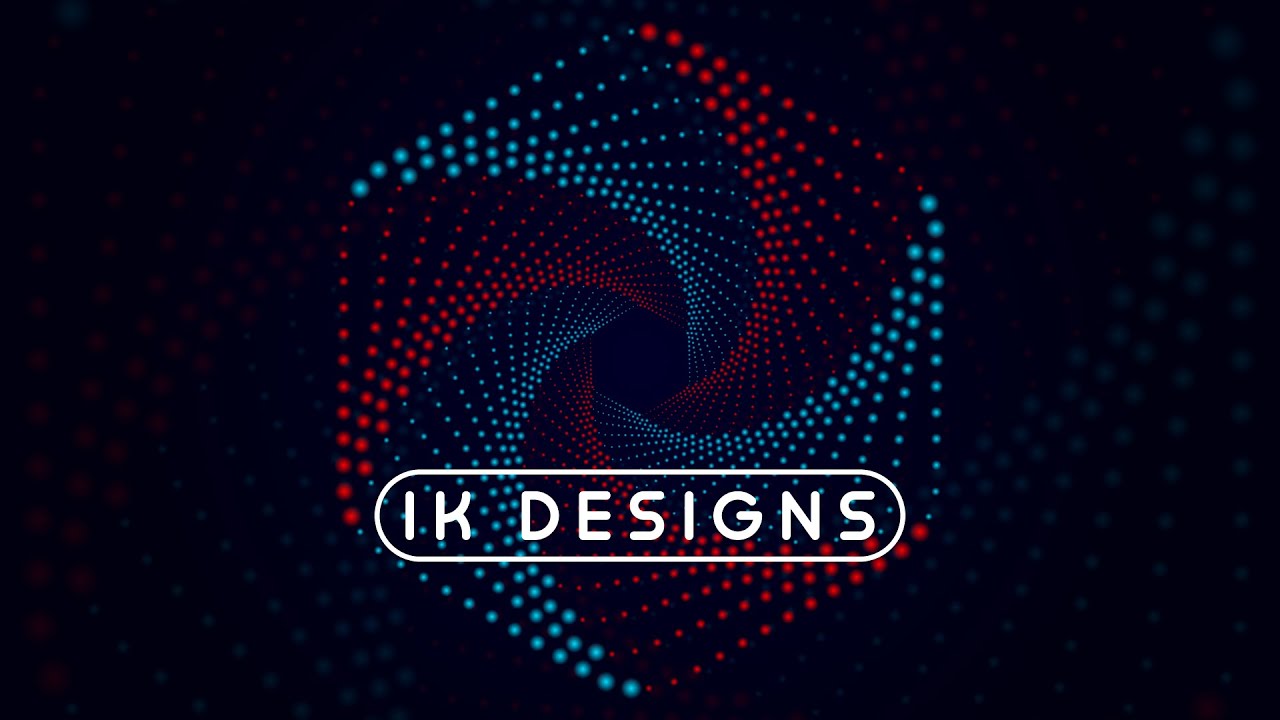 How to create spiral dots vortex in adobe illustrator | Graphic design tutorial | IK Designs ...