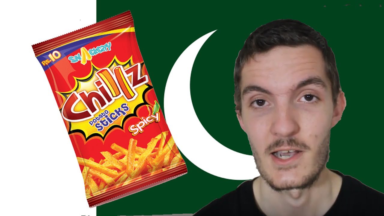 Trying Pakistani Chillz Spicy Chips - YouTube