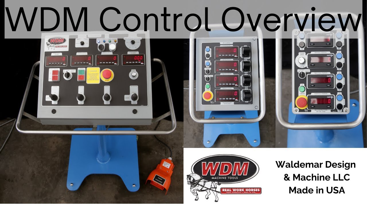 WDM Plate Roll Controls - YouTube