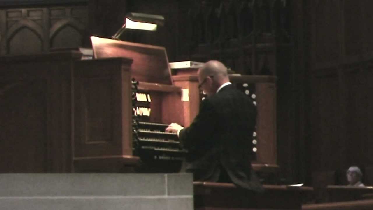 Nick Bowden plays Bach "Sinfonia" from Cantata No. 29 at Grace ...