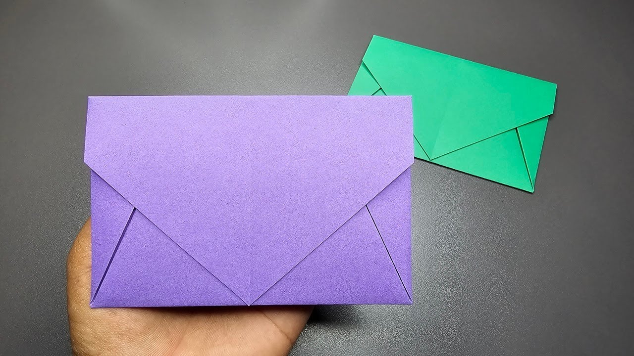 a4 paper envelope diy | easy paper envelope diy | BTB Paper - YouTube