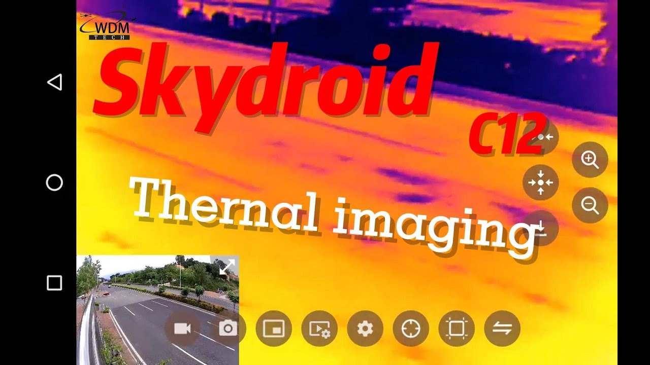 Thermal imaging video of Skydroid C12 - YouTube