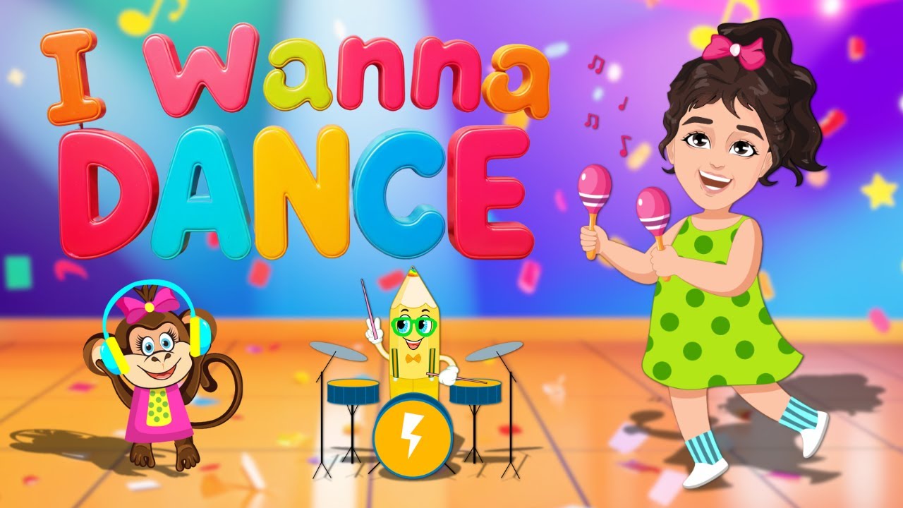 I Wanna Dance | BRAIN Break Songs for KIDS | ACTION Songs - YouTube