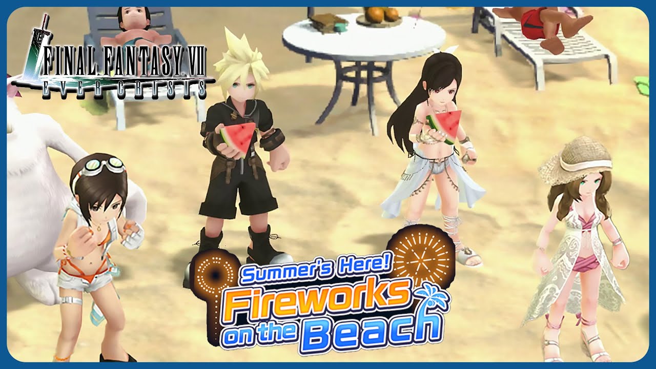 Fireworks on the Beach Full Event Story - Final Fantasy 7 Ever Crisis ...