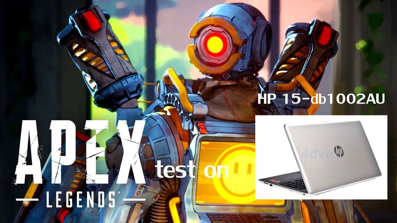 HP 15-db1002AU test Apex Legend - YouTube