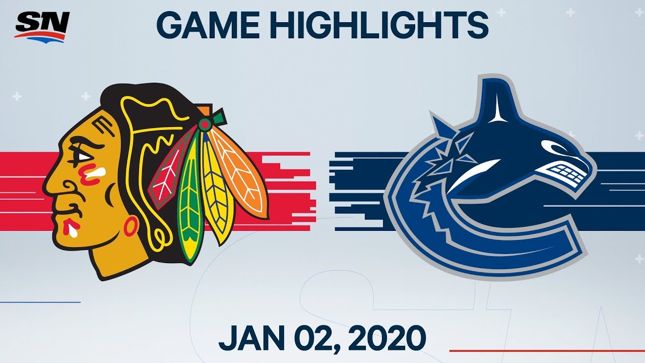 NHL Highlights | Blackhawks vs Canucks - Jan. 02, 2020 - YouTube