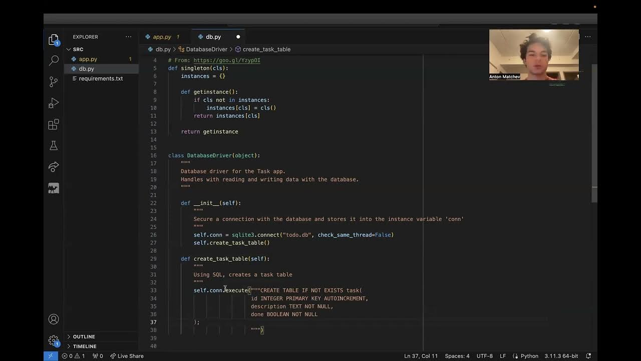 Intro to Backend Development: Demo 2 - Databases - YouTube