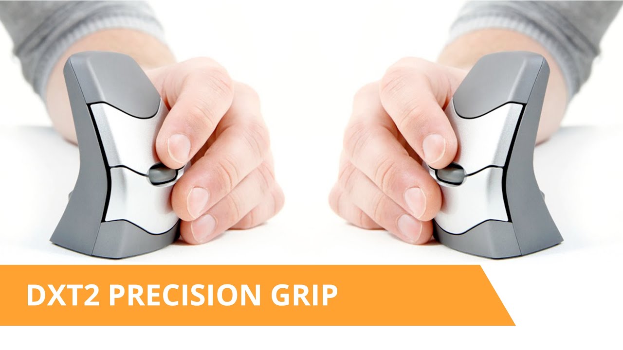 The Kinesis DXT2 uses a unique grip to reduce strain and improve ...
