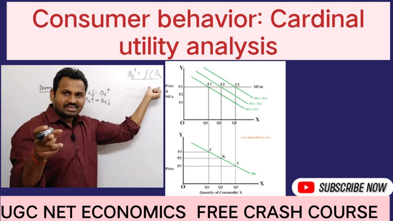 Consumer behavior: Cardinal utility analysis/UGC net economics crash ...