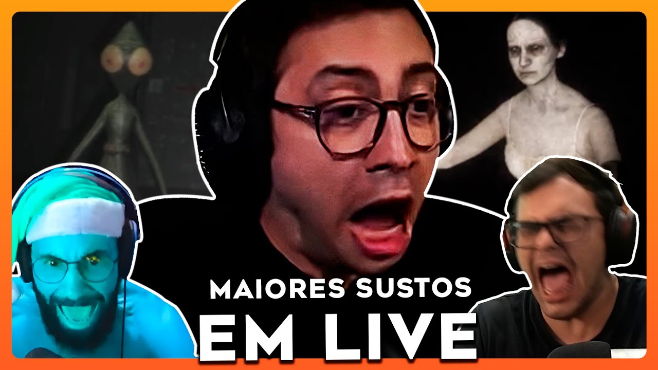 STREAMERS EM DESESPERO! - MAIORES SUSTOS EM LIVE - YouTube