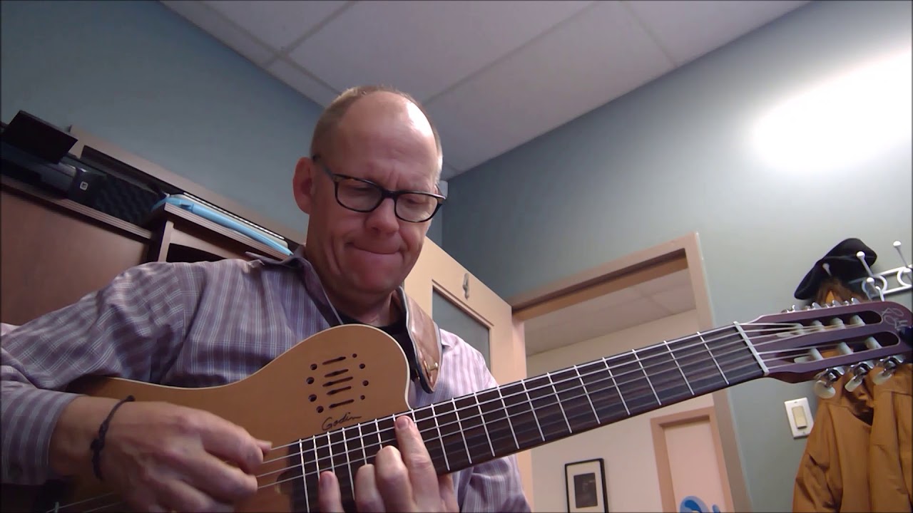 Godin 7 string Classical Guitar - Cherokee - Robert Burton Winnipeg ...