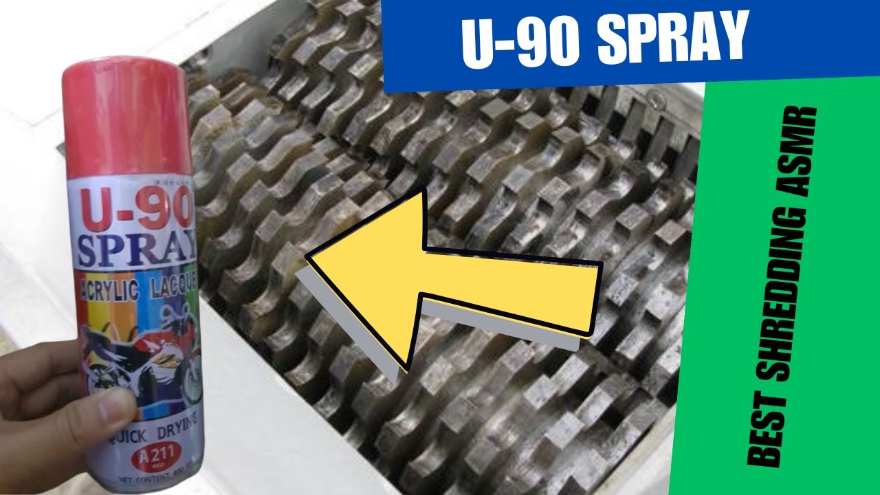 U-90 Spray vs Shredder - YouTube