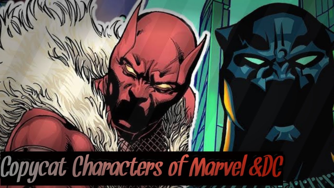 Copycat Characters of Marvel &DC comics [part-1] #marvel #dc #shorts ...
