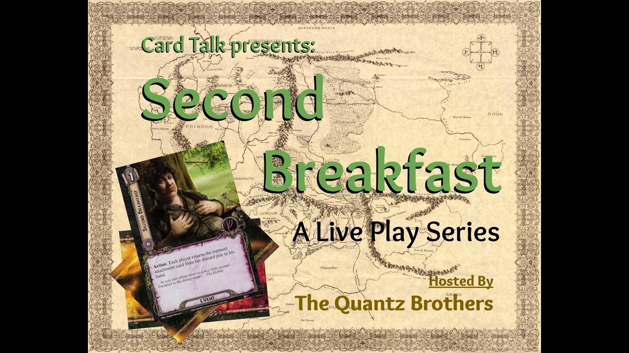 Second Breakfast: An Lotr Lcg live play series -UNBOXING!!! - YouTube