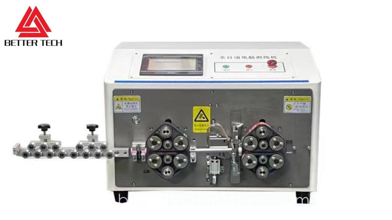 cable jacket cutting stripping machine | Bettertech - YouTube