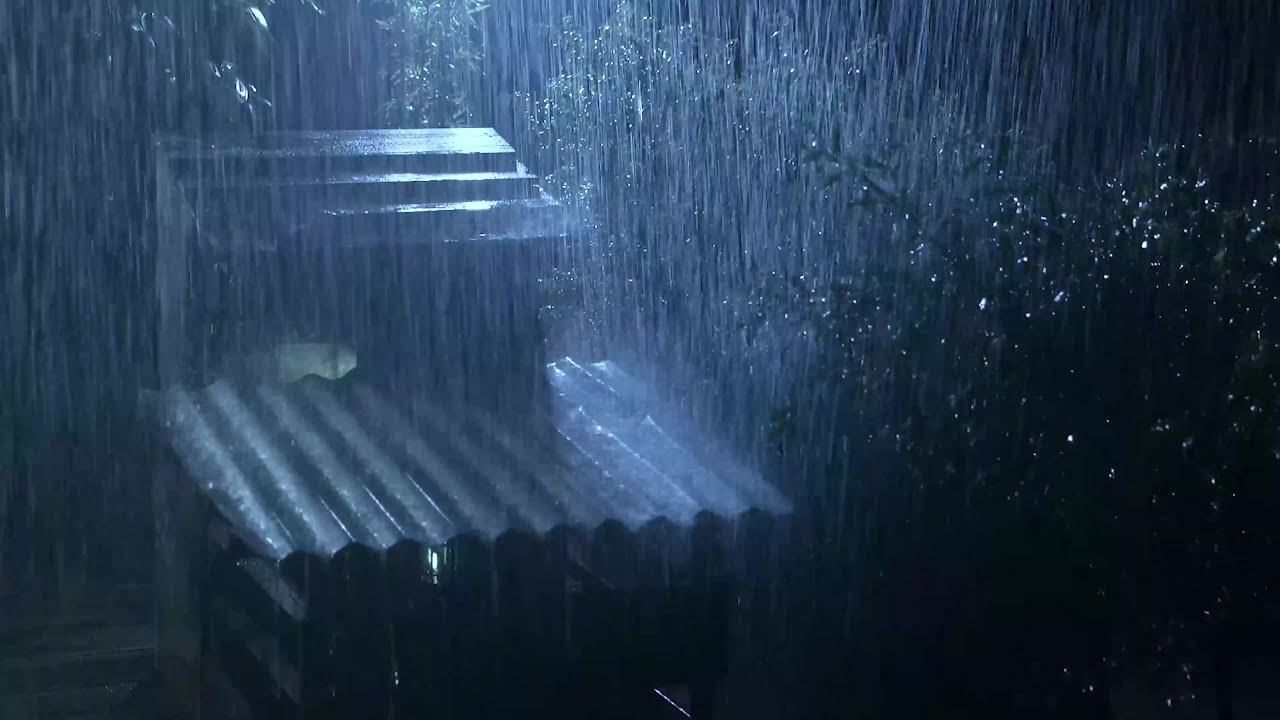 Rain on Roof | Beat Stress and Insomnia with Heavy Rains and Thunder ...