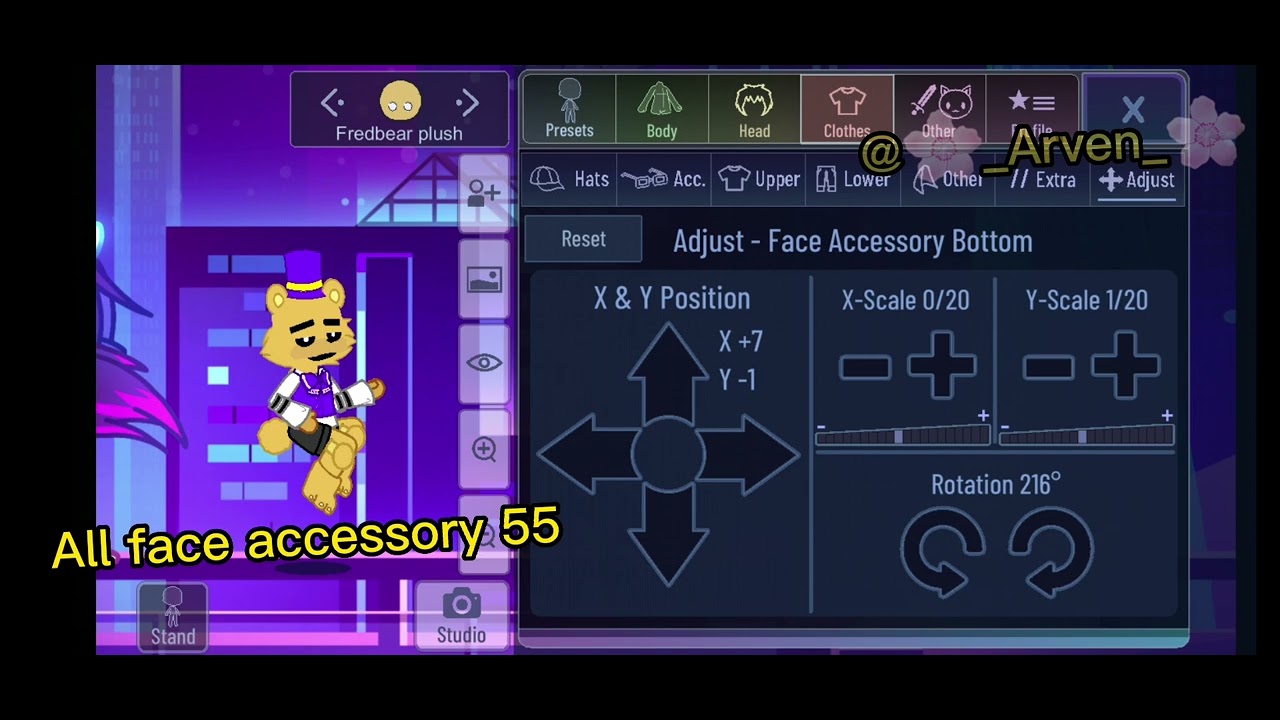 How to make Evans Fredbear plush on Gacha - YouTube