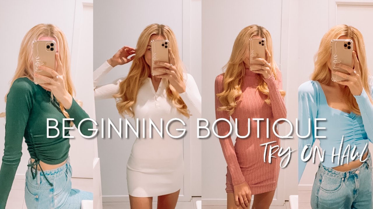 Beginning Boutique try on haul + first impressions! - YouTube