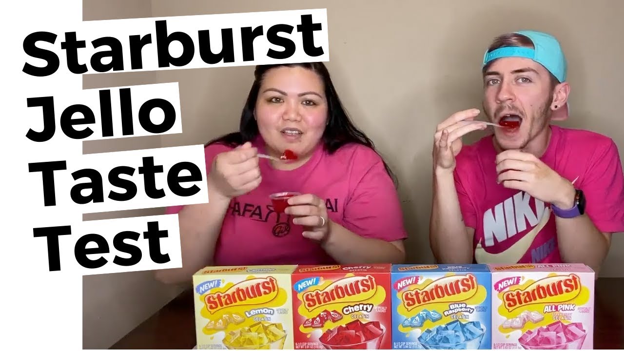 Starburst Jello Taste Test Strawberry Melona And Ube Ice Cream Cs The Day Youtube