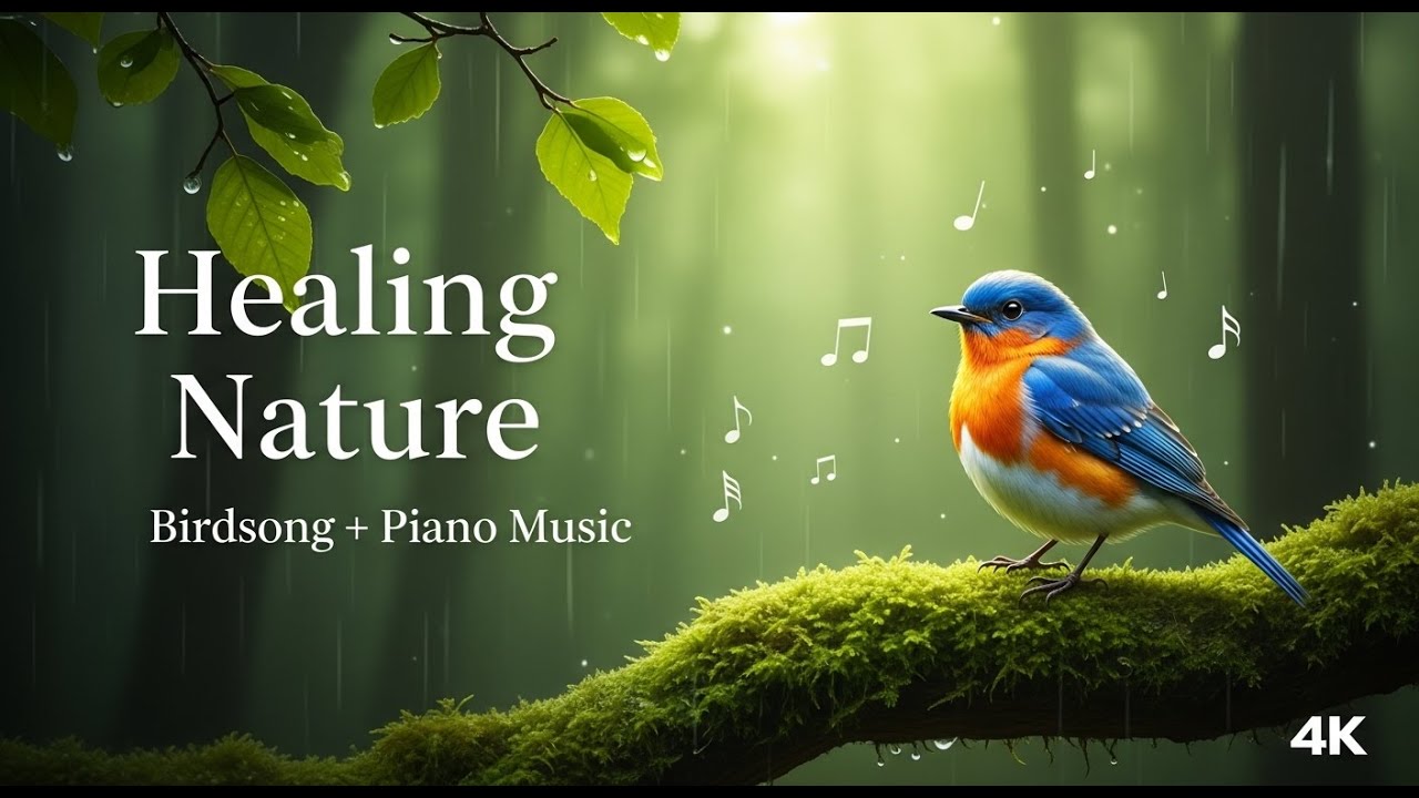 Healing Nature Sounds: Soothing Birdsong & Gentle Piano for Relaxation ...
