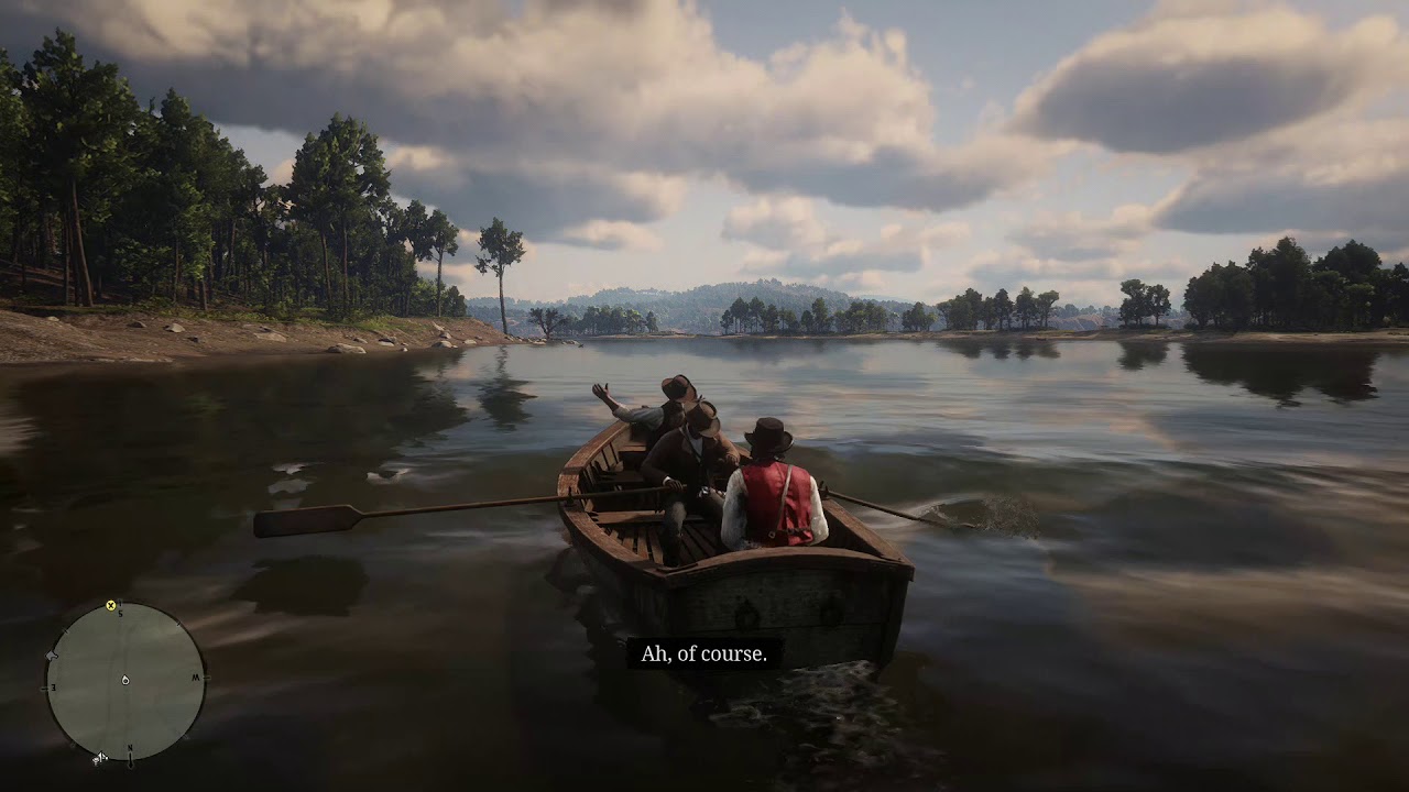 Red Dead Redemption 2 - Fishing & Singing - YouTube