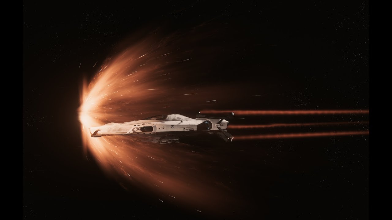 4K Star Citizen - MISC Razor LX - first flight - first crash - YouTube