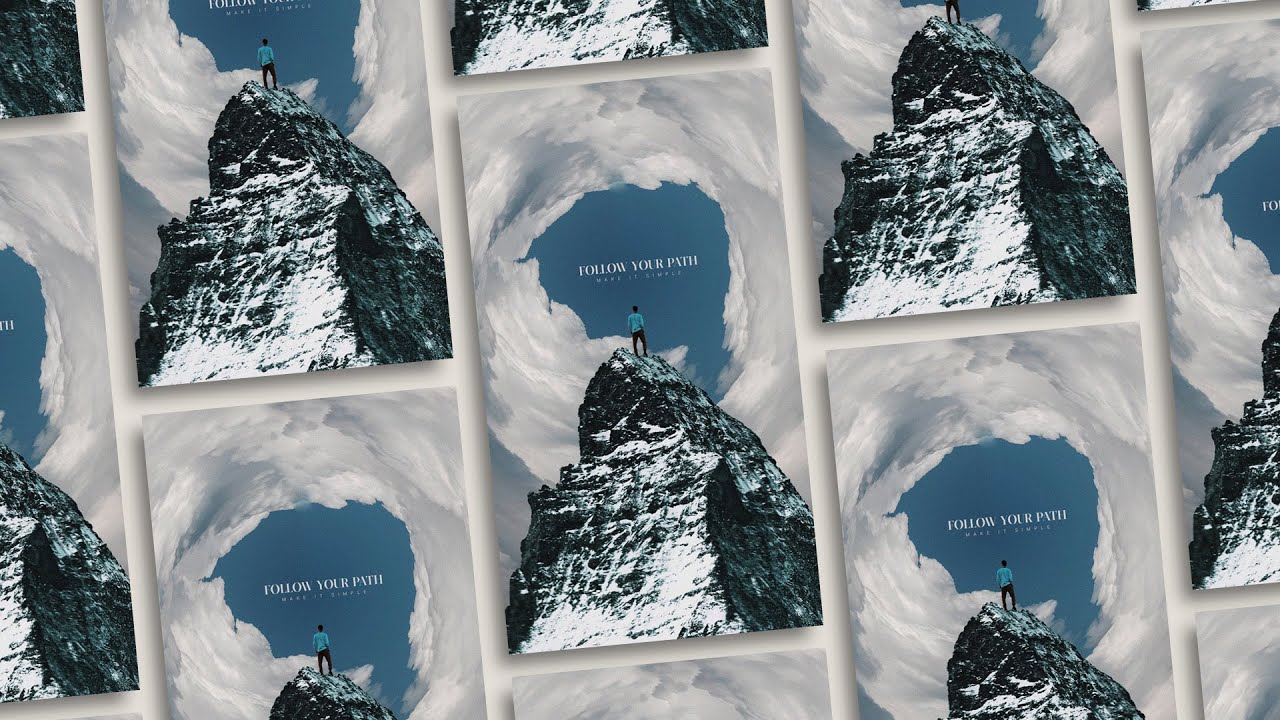 Photoshop Tutorial: Graphic Ad Design #59 // Basic Photo Manipulation ...