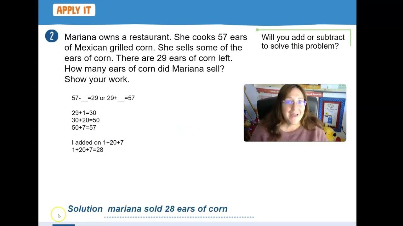 Unit 2 Lesson 8 Session 4 Using Addition and Subtration Strategies with ...