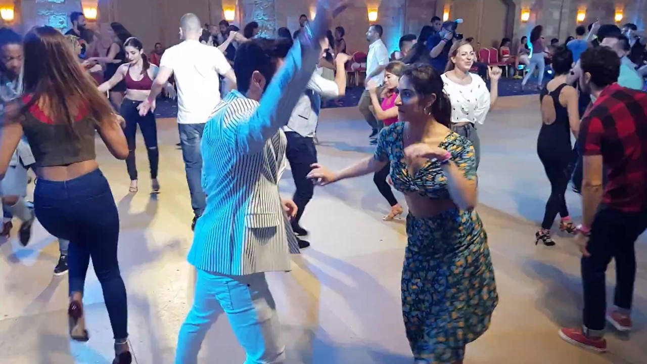 Angelo Rito Y Hiba social salsa dancing @Lebanon Latin festival - YouTube