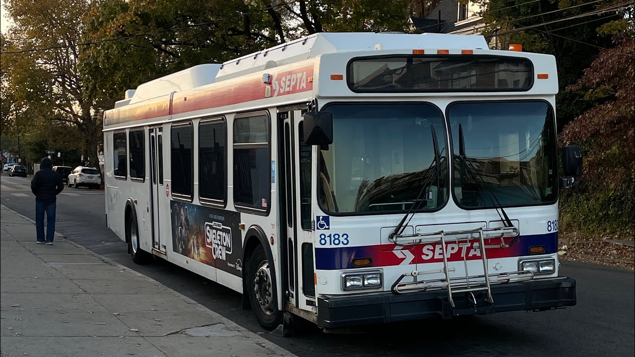 Ride on (Retired) SEPTA 2008 new flyer DE40LF #8183 on route 28 to ...