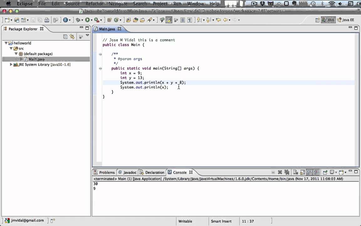 Java Variables Tutorial - YouTube