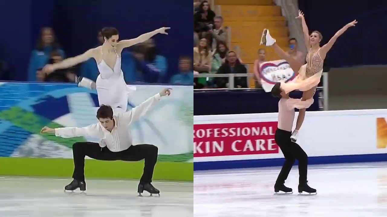 Unique creative way of russian ice dance - YouTube