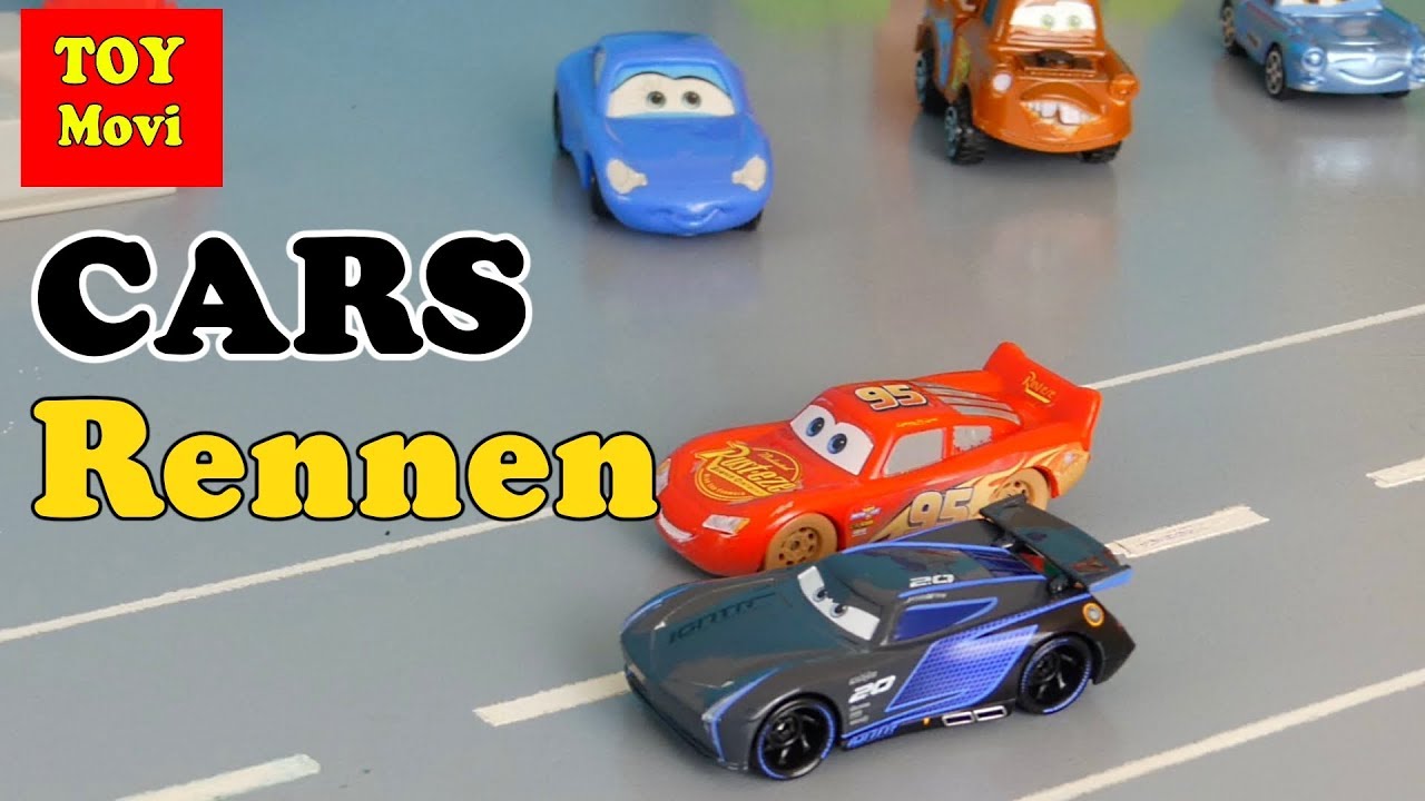 CARS Stop Motion Kinder Film Spielzeug AUTOS Rennen LIGHTNING MCQUEEN ...