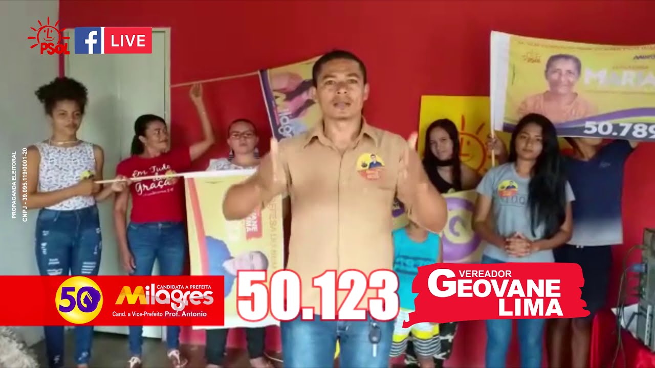 LIVE GEOVANE LIMA 50123 TRAJETÓRIA DE LUTA - YouTube