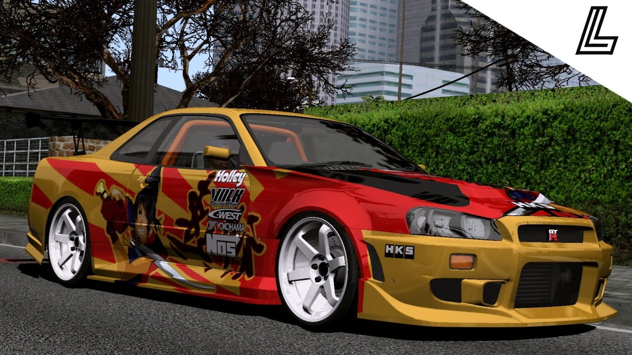 SHARE‼️MOD NISSAN SKYLINE GT-R R34 SUNLINE @simellorp4586 - GTA San ...