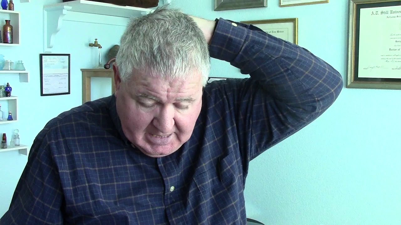 Atlas Axis C1-C2 Upper Cervical Flexion Mobilization - YouTube