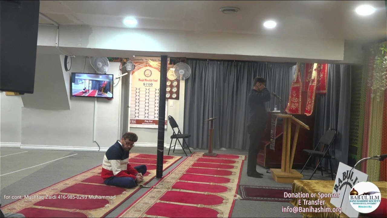 LIVE AMMAAL E SHABE JUMMA NAMAAZ E MAGHRABAIN IQTEDA MOLANA ANEES RAZA ...