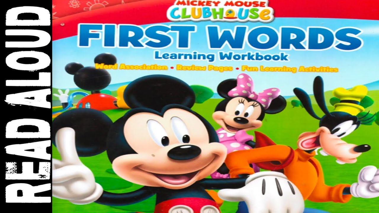 Mickey Mouse Clubhouse Read Aloud | First Words | Mickey Mouse Read ...