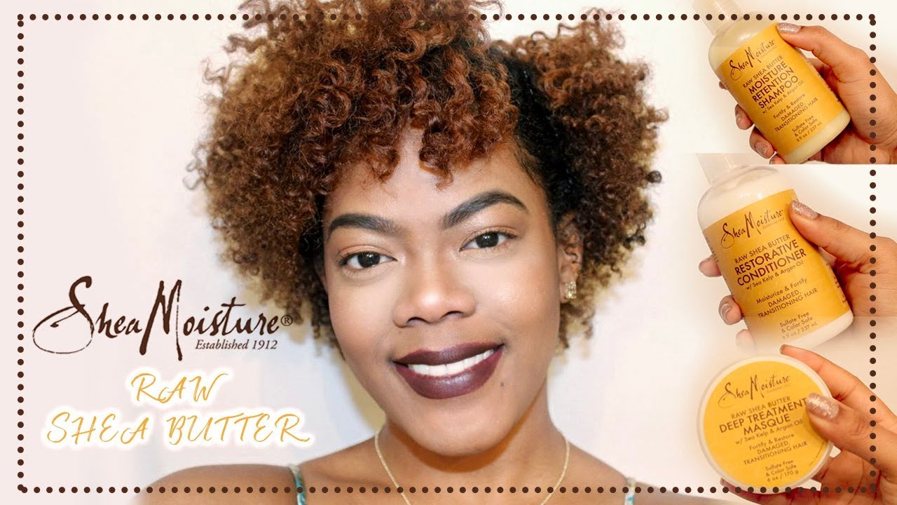 Shea Moisture Raw Shea Butter Line Review + Demo |Krissyslifestyle ...