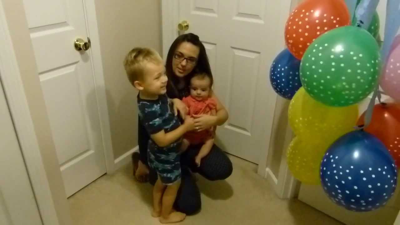 Benjamin's Balloon Bust - YouTube