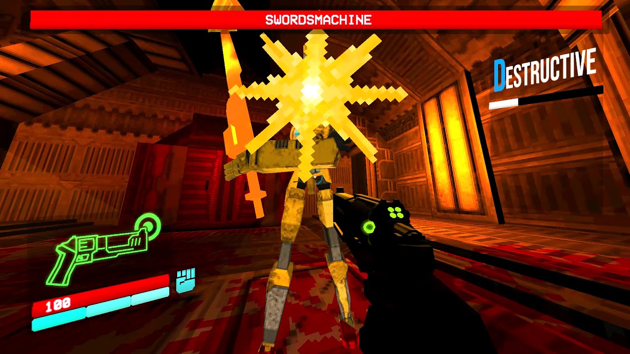 ULTRAKILL Swordmachine Parry Only (Standard) - YouTube