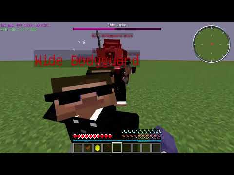 Minecraft CustomNPC Wide Steve - YouTube
